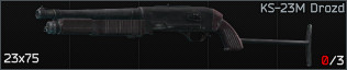 TOZ KS-23M 23x75mm pump-action shotgun / TOZ KS-23M 23x75mm ポンプアクション ショットガン - Escape from Tarkov ...