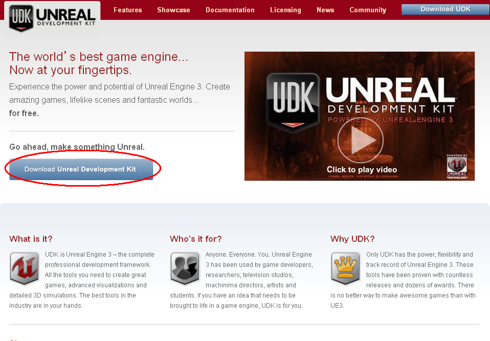 UDK導入 - Unreal Development Kit Wiki*